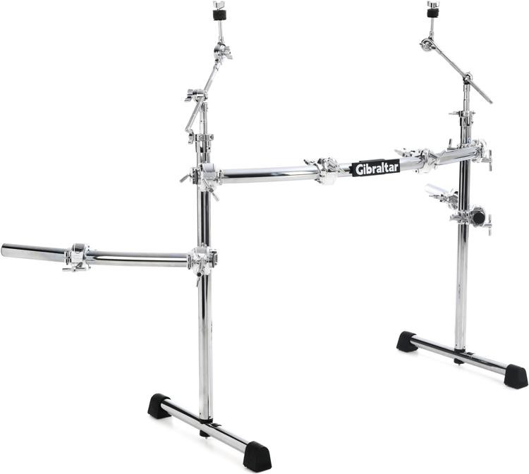 Gibraltar GCS375R Chrome Series Curved Rack System with 2 Side Wings ...