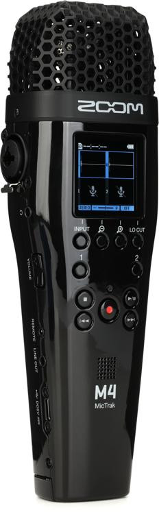 Zoom M4 MicTrak 4-channel 32-bit Recorder with Timecode Generator ...