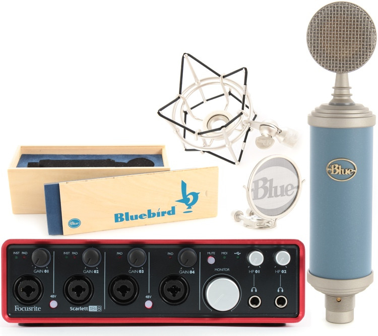 Blue Microphones Bluebird Package with Focusrite Scarlett 18i8 | Sweetwater