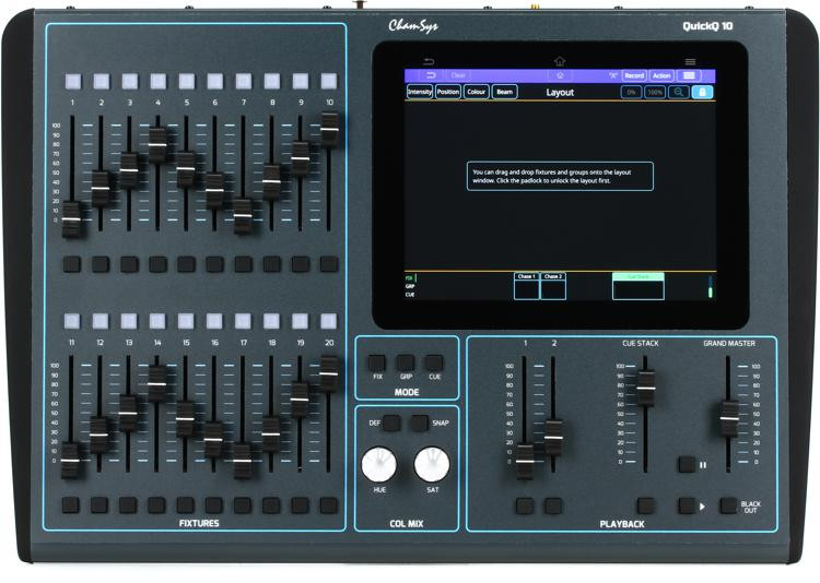 Chamsys QuickQ 10 1-Universe Compact Lighting Console | Sweetwater