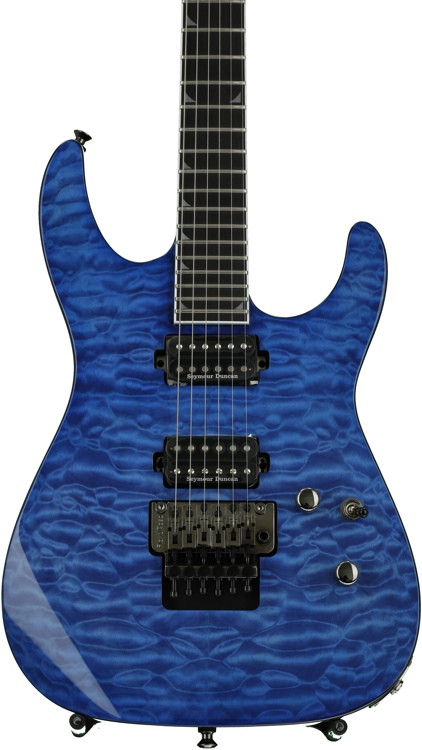 Jackson Pro Series Soloist SL2Q - Transparent Blue | Sweetwater