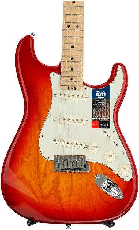 Fender American Elite Stratocaster - Aged Cherry Burst w/ Maple ...