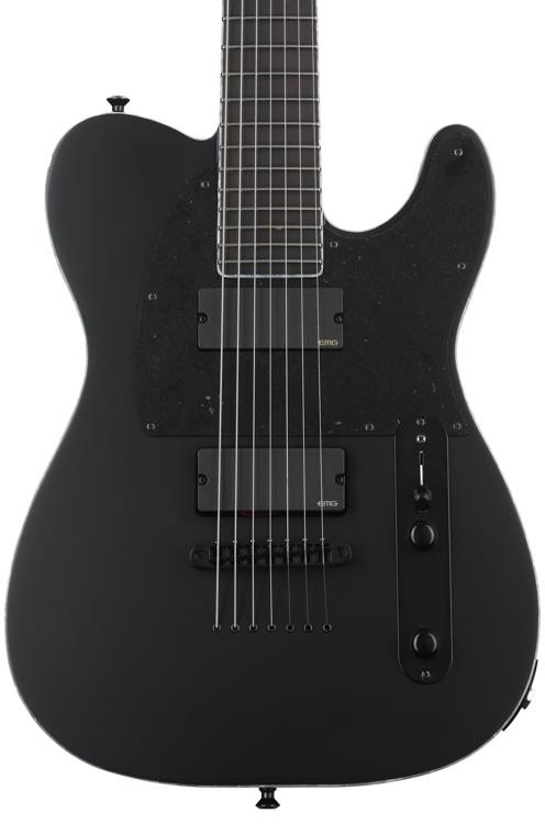 ESP E-II T-B7 Baritone - Black Satin | Sweetwater