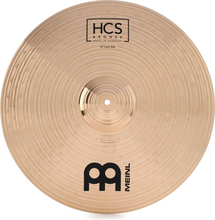 Meinl Cymbals 20 inch HCS Bronze Crash Ride Cymbal | Sweetwater