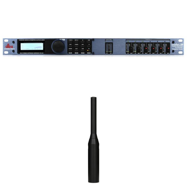 dbx DriveRack 260 with Measurement Microphone Loudspeaker Management System | Sweetwater