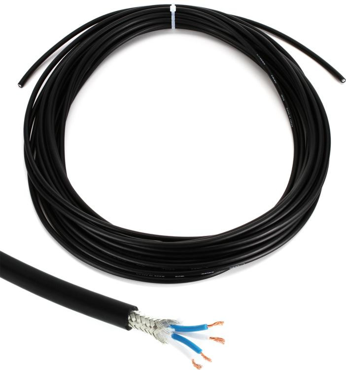 Canare L-4E6S Star Quad Bulk Microphone Cable - Black 50 Foot | Sweetwater