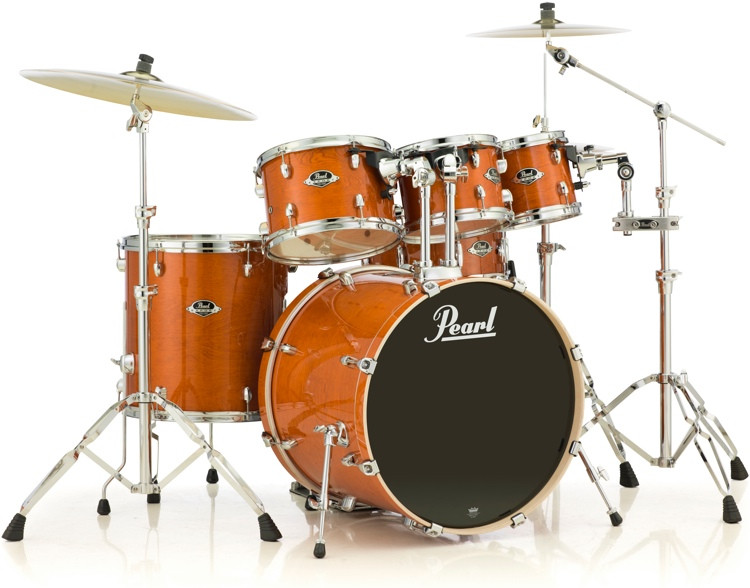 Pearl Export EXL 6-piece Shell Pack with Snare Drum - Honey Amber ...