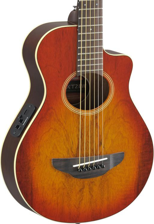 Yamaha APXT2EW 3/4-size Thin-line Cutaway - Light Amber Burst | Sweetwater