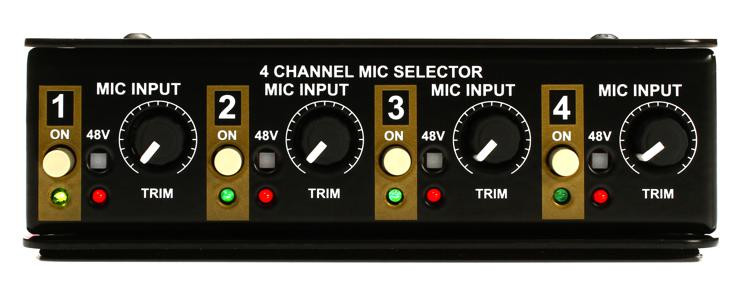 Radial Gold Digger 4-channel Mic Selector | Sweetwater