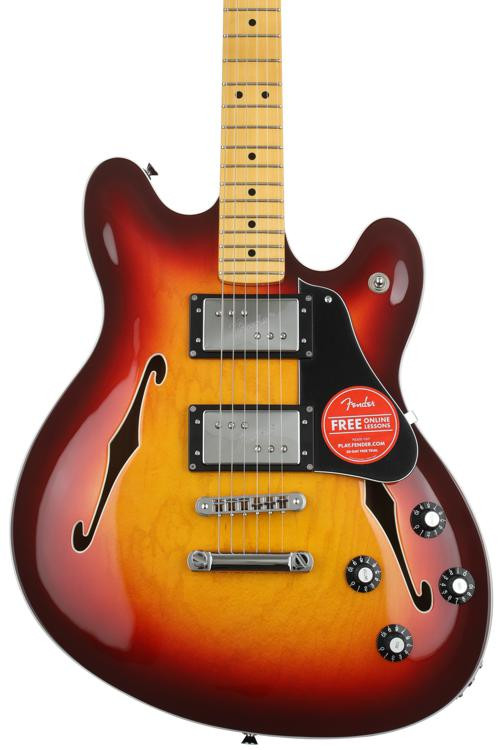 Fender Modern Player Starcaster - Aged Cherry Sunburst | Sweetwater