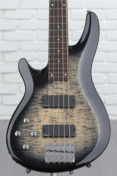 Schecter C-5 Plus 5-string Left-handed Bass Guitar - Charcoal Burst ...