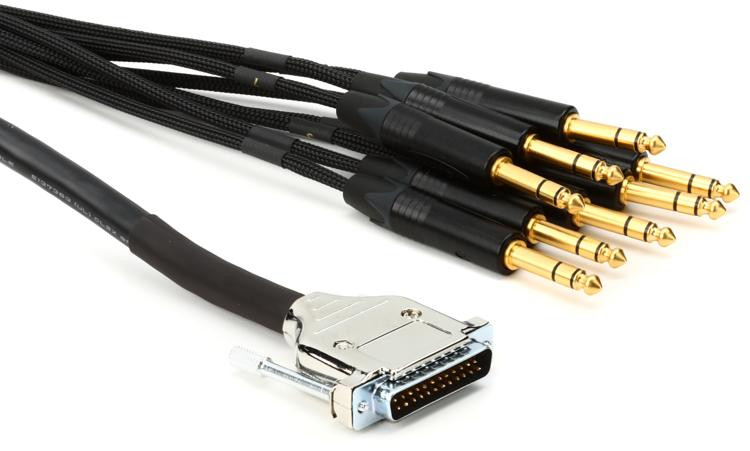 Mogami Gold DB25-TRS 8-channel Analog Interface Cable - 2 foot | Sweetwater