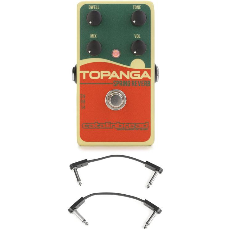 Catalinbread Topanga Spring Reverb Pedal with 3 Patch Cables | Sweetwater