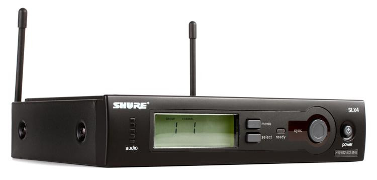 Shure SLX4 Wireless Receiver - H19 Band | Sweetwater