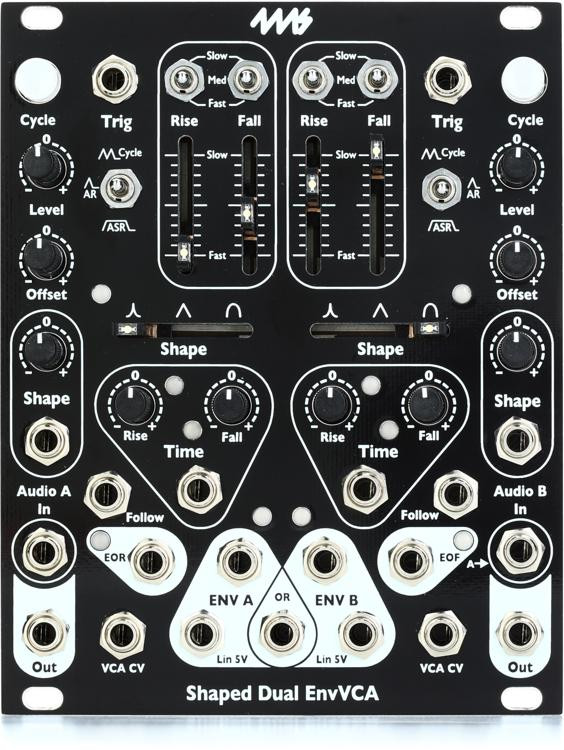 4ms Dual-shaped EnvVCA Eurorack Module - 20HP | Sweetwater