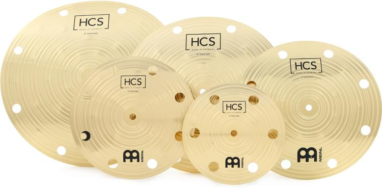 Meinl Cymbals HCS Smack Stack Cymbals - 8-inch, 10-inch, 12-inch, 14-inch, 16-inch | Sweetwater