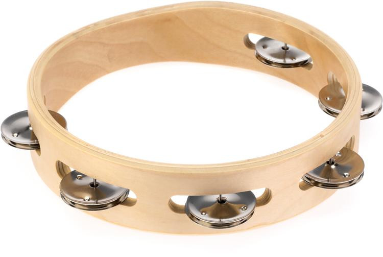 Nino Wood Tambourine - 8-inch | Sweetwater