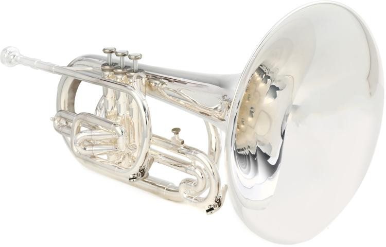 Jupiter JMP1000M Intermediate Marching Mellophone - Silver-plated ...