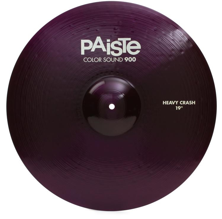Paiste 19 inch Color Sound 900 Purple Heavy Crash Cymbal | Sweetwater