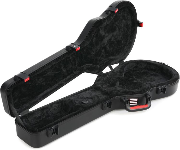 Gator ATA Molded Guitar Case - with TSA latches for Single Cutaway ...