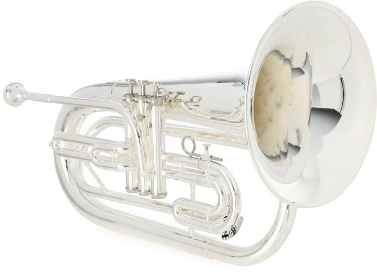 Jupiter JBR1000MS Intermediate Marching Baritone - Silver-plated ...