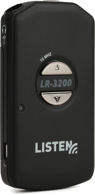 Listen Technologies LR-3200 Intelligent DSP RF Receiver - 72MHz ...