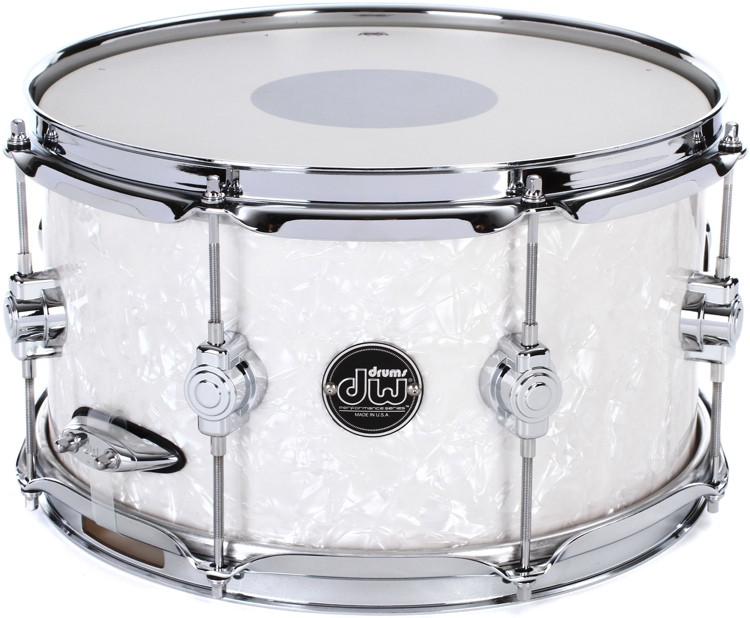 DW Performance Series Snare Drum - 7" x 13" White Marine Finish Ply ...