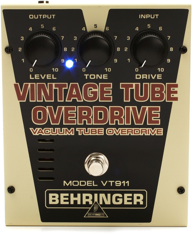 Behringer VT911 Vintage Tube Overdrive Pedal | Sweetwater