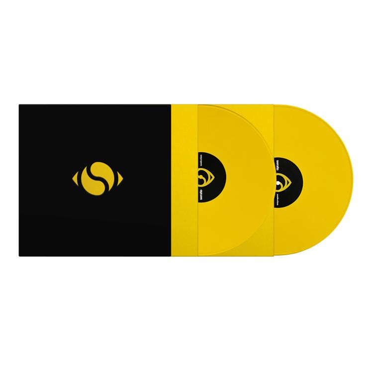 Serato Soulection X 12-inch Control Vinyl Pair - Bright Yellow | Sweetwater