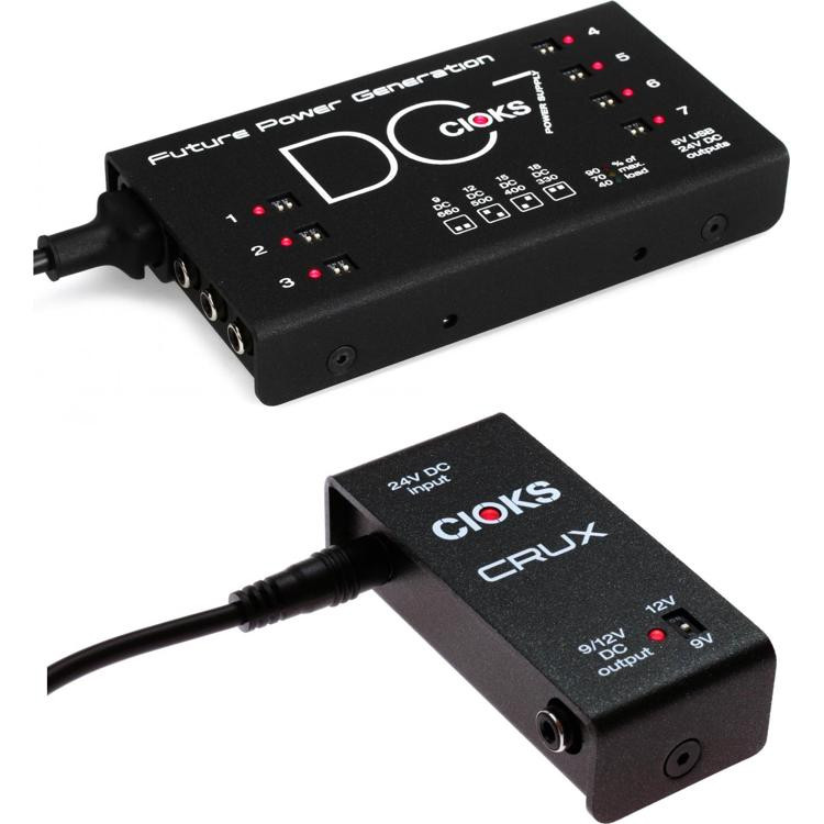 CIOKS DC7 Pedal Power Supply with CRUX 24V Converter | Sweetwater