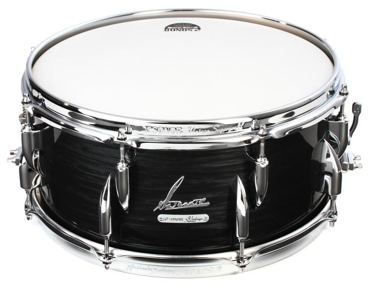Sonor Vintage Series Snare Drum - 14 x 5.75 inch - Vintage Black Slate ...