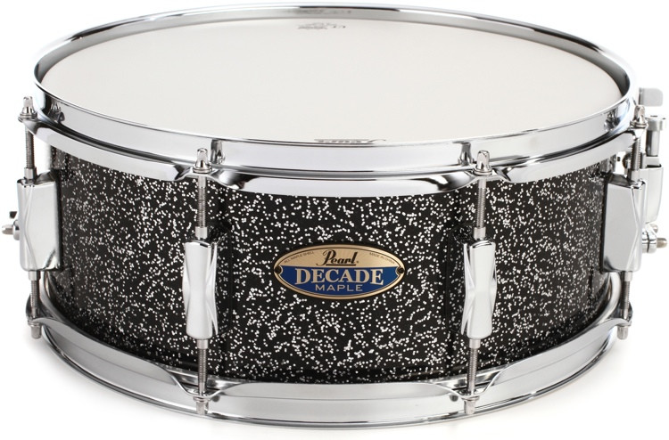 Pearl Decade Maple Snare Drum - 14"x5.5"- Slate Galaxy Flake | Sweetwater