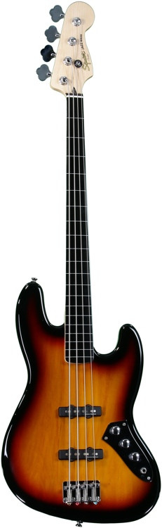 Squier Vintage Modified Jazz Bass Fretless - Sunburst | Sweetwater