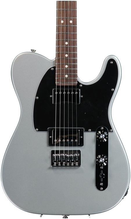 Fender Blacktop Telecaster HH - Silver, Rosewood | Sweetwater