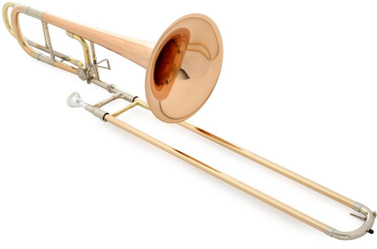 C.G. Conn 110H Professional Bass Trombone - Clear Lacquer with Rose ...
