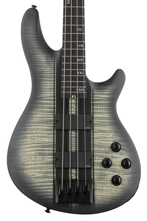 Schecter C-4 GT Bass - Satin Charcoal Burst | Sweetwater