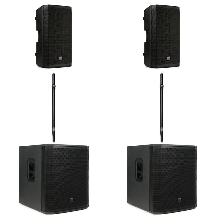 Electro-Voice ELX200-12P 12 inch Powered Speaker and ELX200-18SP 18 ...