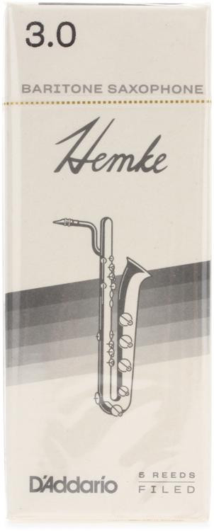 D'Addario RHKP5BSX300 - Frederick L. Hemke Baritone Saxophone Reeds - 3 ...