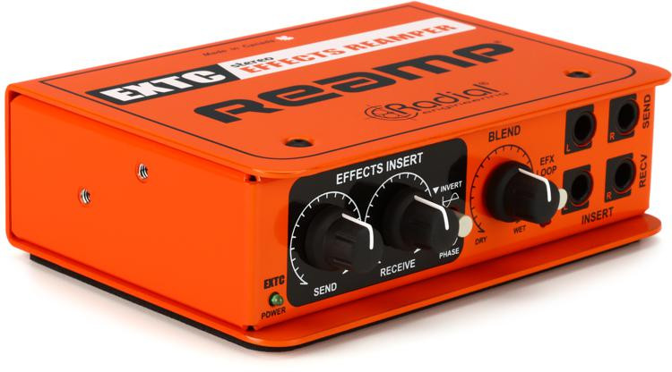 Radial EXTC Stereo 2-channel Active Re-amping Device Reviews | Sweetwater
