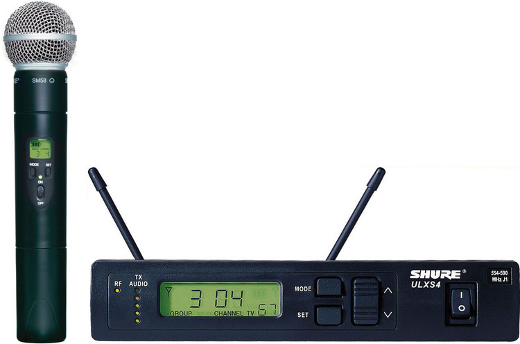 Shure ULXS24/58 - G3 Band, 470 - 505 MHz | Sweetwater