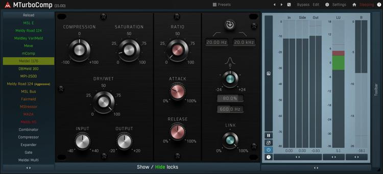MeldaProduction MTurboComp Multiband Compressor Plug-in | Sweetwater