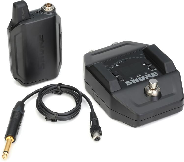Shure GLXD16+ Digital Wireless Guitar Pedal System | Sweetwater