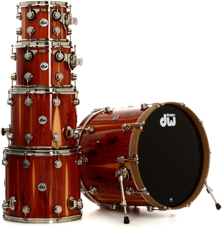 DW Collector's Series Exotic 5-piece Shell Pack - 5-pc - Natural Cedar ...