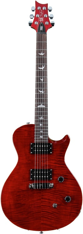 PRS SE Singlecut - Scarlet Red with Birds | Sweetwater