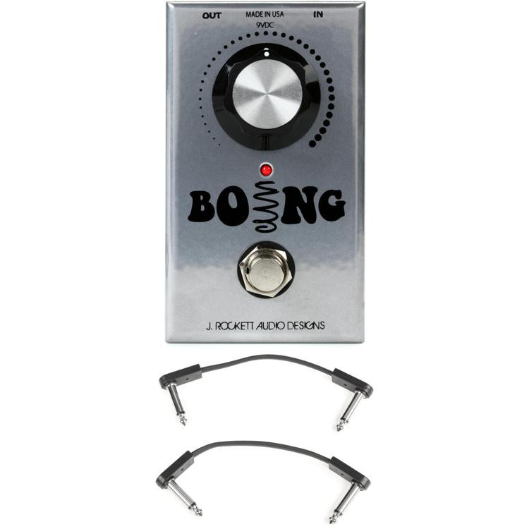 J. Rockett Audio Designs Boing Reverb Pedal with 3 Patch Cables ...