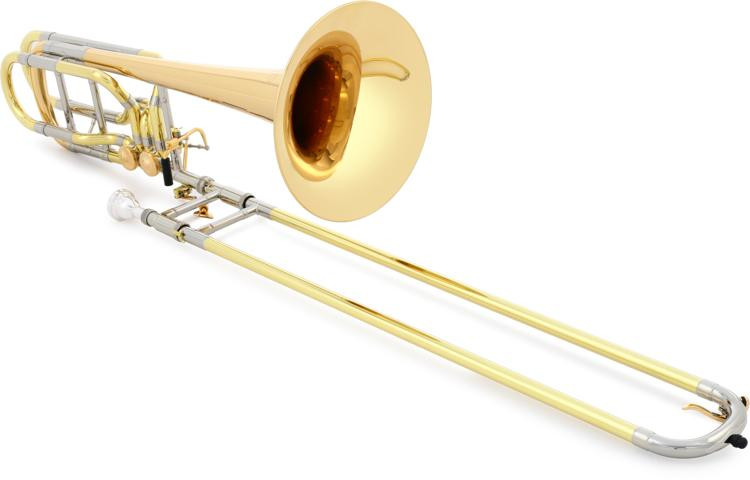 XO 1240RL Professional Bass Trombone with Rose Brass Bell - Clear ...