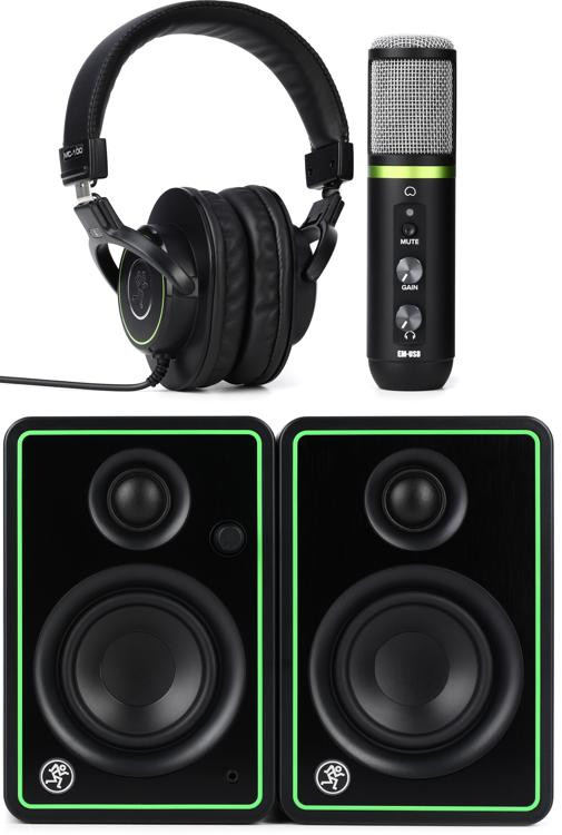 Mackie Creator Bundle with USB Microphone and Monitors | Sweetwater