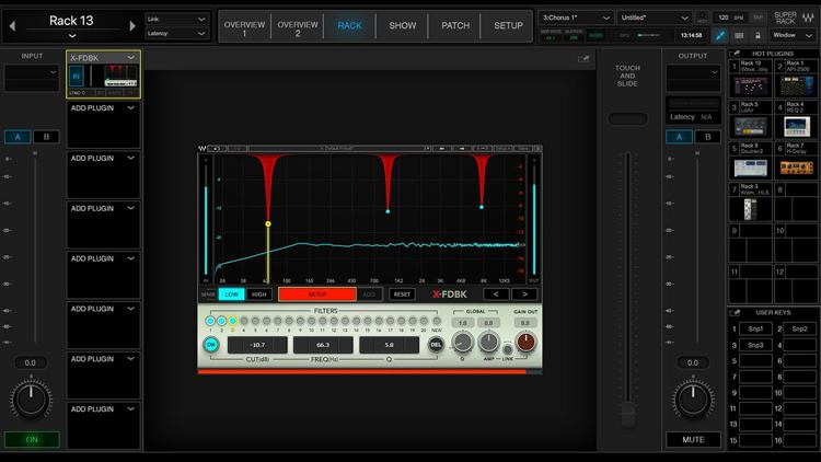 Waves SuperRack Performer Live Sound Plug-in Host | Sweetwater