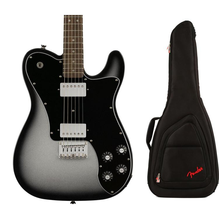Squier Affinity Series Telecaster Deluxe Electric Guitar with Hard Case ...