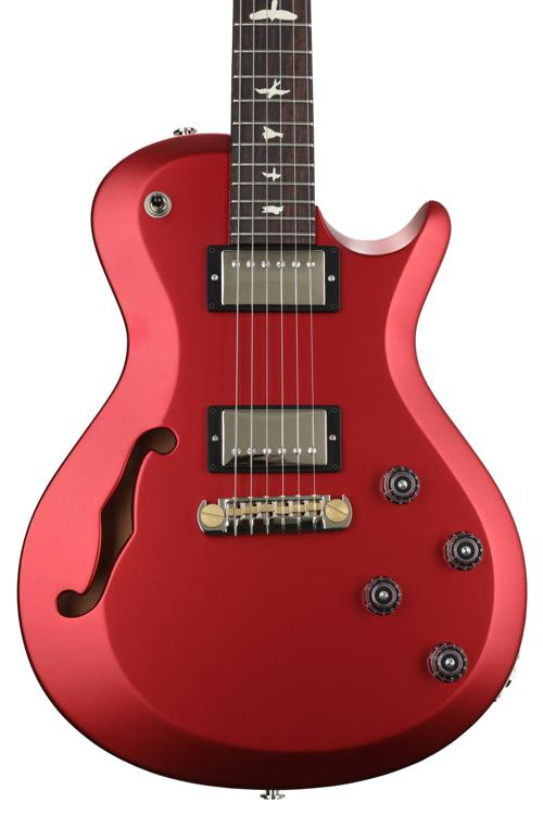 PRS S2 Singlecut Semi-Hollow - Satin Red Metallic | Sweetwater